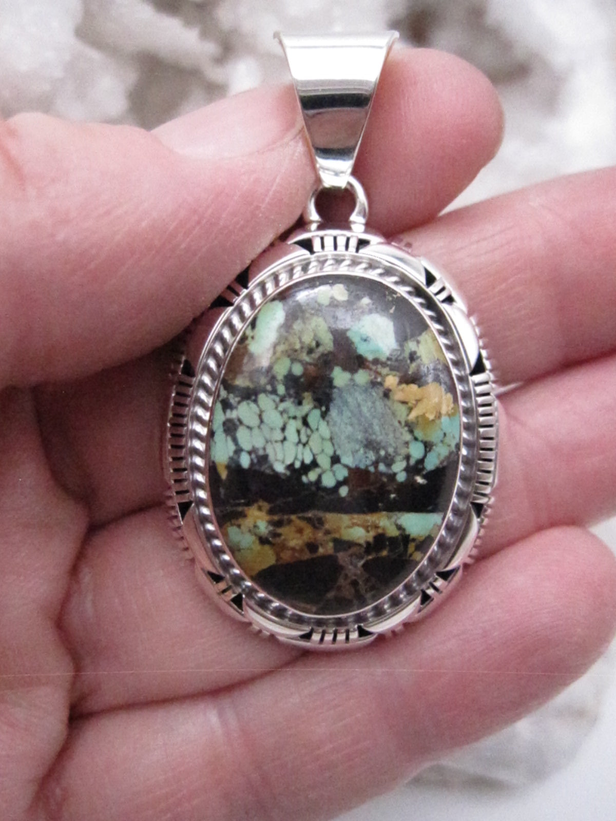 Turquoise Native American Pendants from the Navajo, Hopi, and Zuni ...